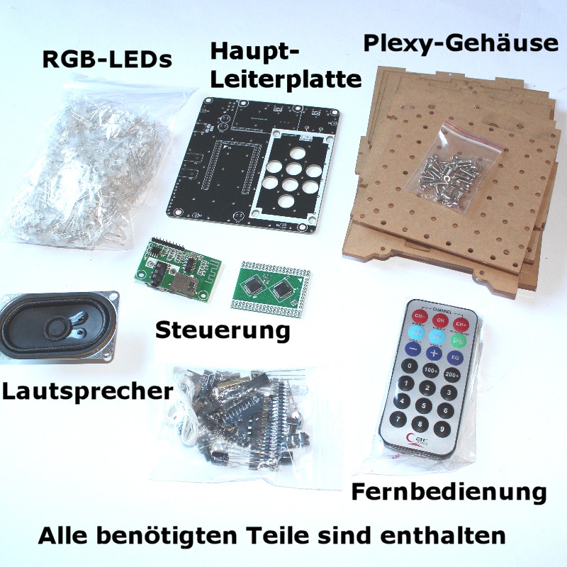 3D-RGB-LED-Cube Bausatz