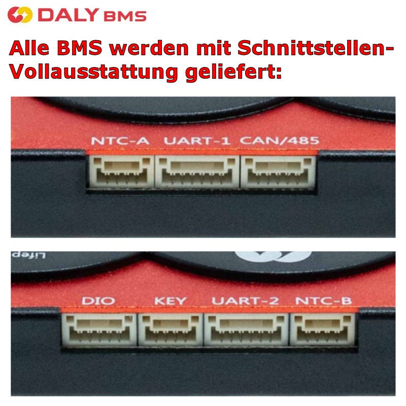 Daly BMS 4S/12V/200A Steuersatz 0% MwSt. (Ja, Solarförderung gemäß §12 Abs. 3 UStG.) Daly ...
