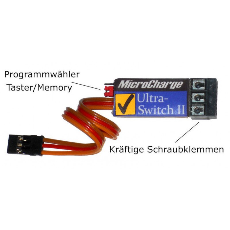 MicroCharge Ultra-Switch II: Der RC-Schalter für alles! Zwei ...